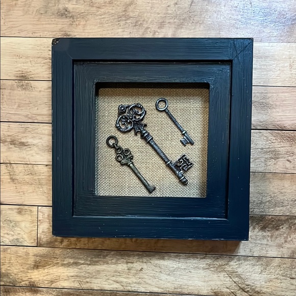 Wall Decor | Vintage Key Shadow Box Wall Decor | Poshmark